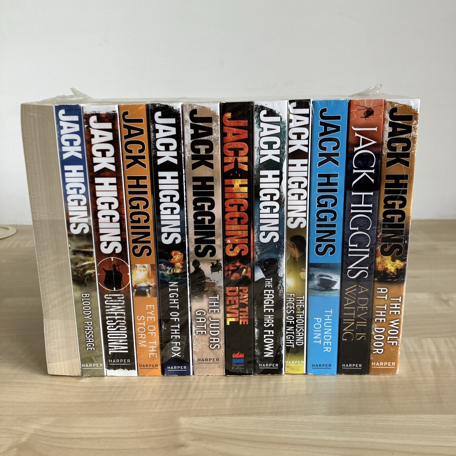 Jack Higgins Set of 12 Fiction Books Joblot Paperback for sale online ...