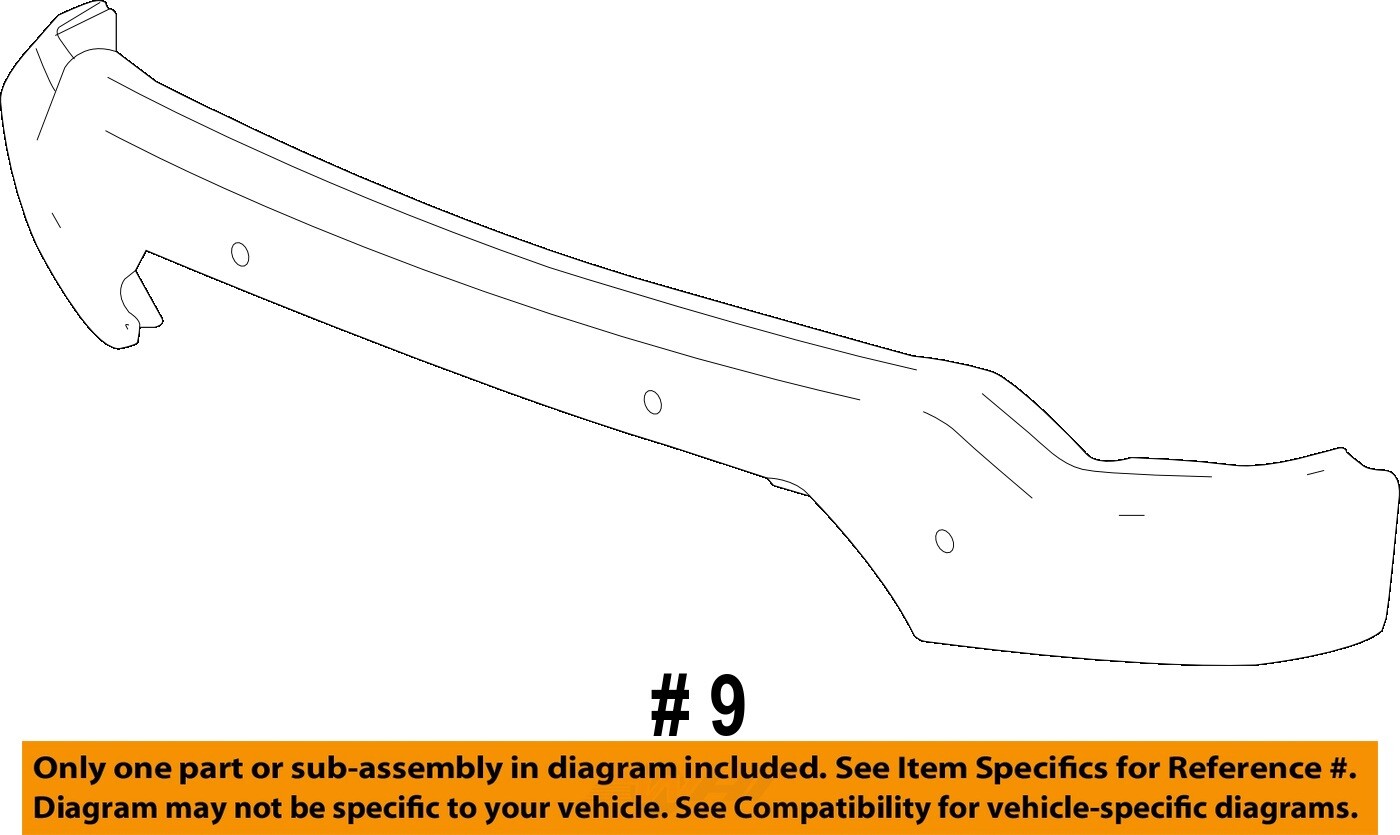 GMC GM OEM Front Bumper 84482539 | eBay