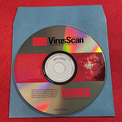 Mcafee Virus Scan Professional 6.0 Disc Only Very Good Condition | eBay