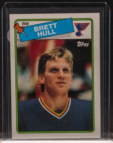 Brett Hull 1988-89 Topps RC Rookie Card 66 Blues (d) | eBay