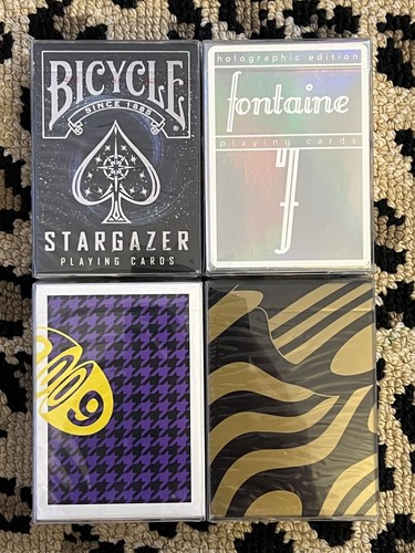 Gemini Fontaine Holo Anyone Bicycle Playing Cards Decks Cardistry Magic New | eBay