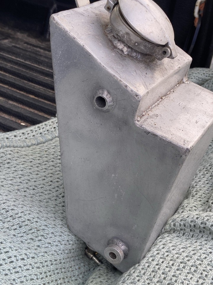 Norton Triton wideline Featherbed Alloy Aluminium Oil Tank monza flip ...