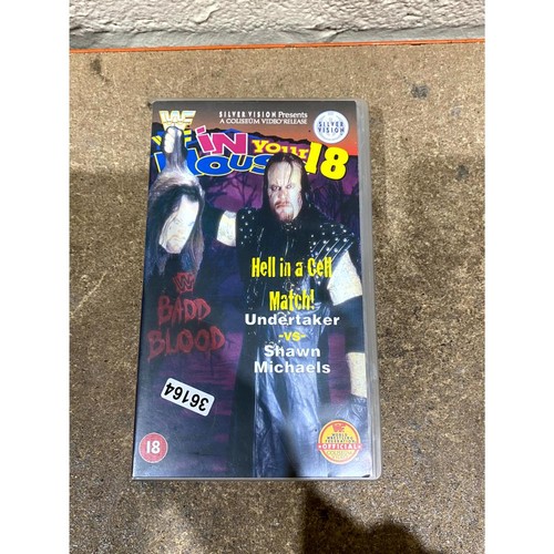 WWF In Your House 18: Badd Blood Silver Vision Wrestling Video VHS ...