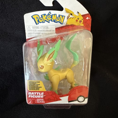 Pokémon Leafeon Battle Figure 2" Scale Action Figure by Jazwares ...