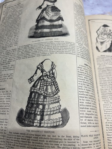 Antique Demorest’s Illustrated Monthly Mirror Of Fashion Magazine ...