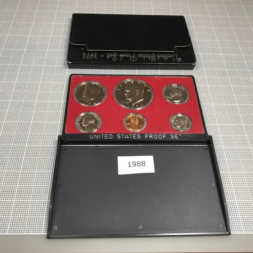 1974 US Proof Set, OGP w/ Ike Dollar #1988 | eBay