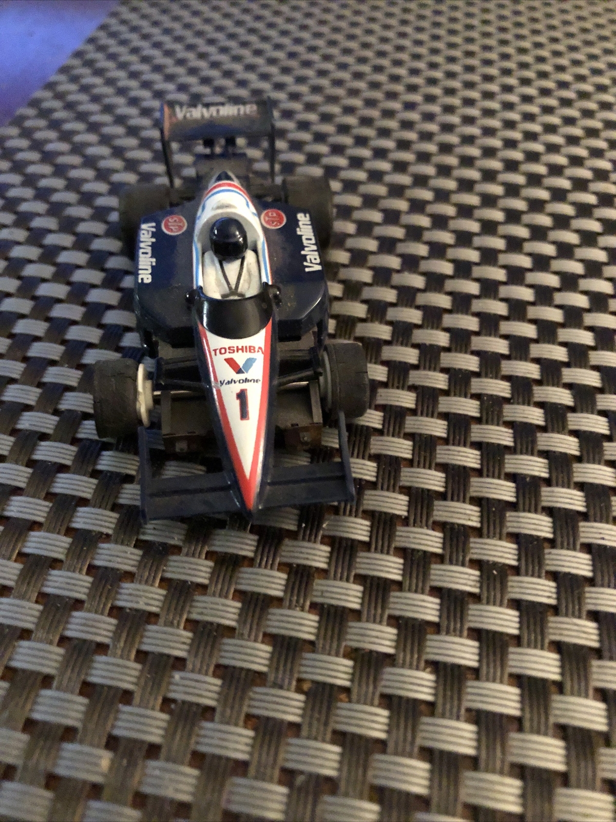 Tyco Valvoline Indy Car No 1 Tomy Ho Scale Slot Cars Runs | eBay