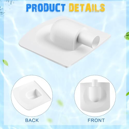 2 Pcs Above Ground Pool Vacuum Plate Adapter Compatible with Summer ...