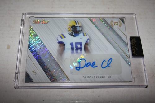 2023 Wild Card Trade Center Damone Clark 3/3 Football Redemption Card ...