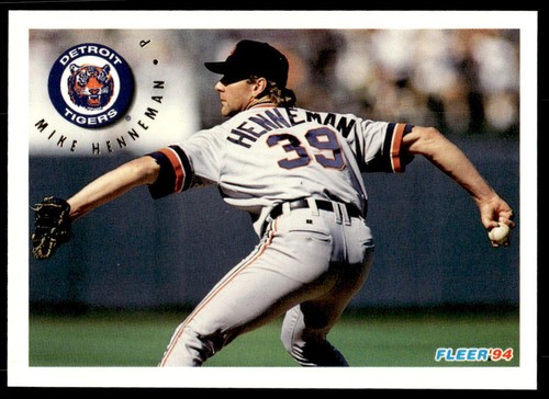 1994 Fleer 135 Mike Henneman Detroit Tigers Baseball Card | eBay