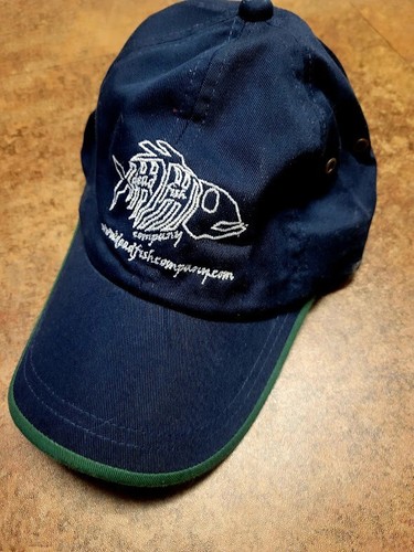 Deadfish Fishing Hat Embroidered Baseball Cap Adjustable Navy Blue NEW ...