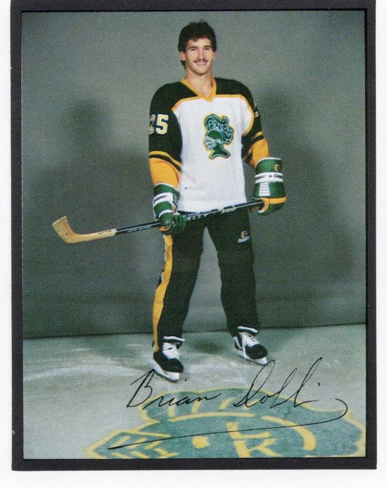 Brian Dobbin, 1985-86 London Knights Police Team Issue #10 (2 copies ...