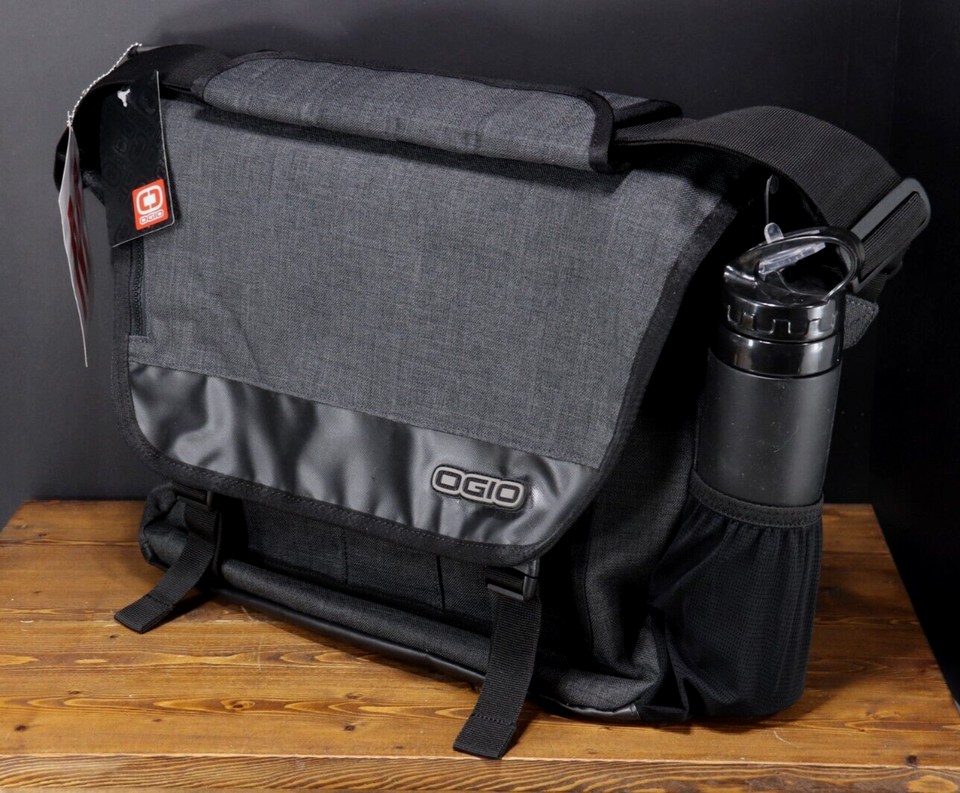 OGIO SLY Messenger / Laptop Bag, Gray & Black, 19" x 13" NEW with Tags ...