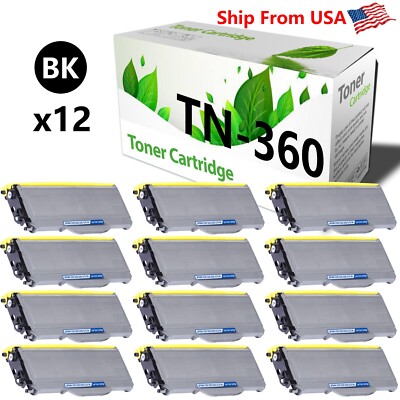 12PK TN360 TN-360 Toner Cartridge TN 360 for MFC 7440N Printer | eBay
