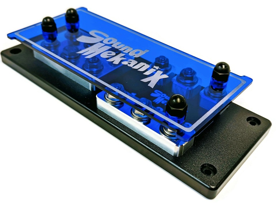 Heavy Duty Fuse / Distribution COMBO Block (3 Spot) Linked ANL (6 Spot ...