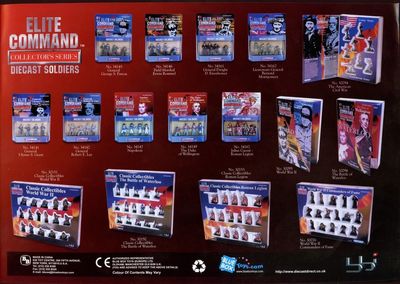 Elite Command Die Cast Soldiers Promotional Trade Sell Sheet #8348 ...