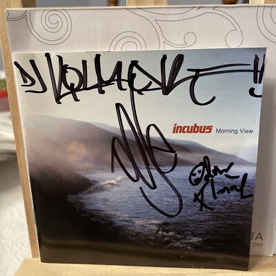 Incubus Morning View Autographed US CD EK 85227 Dark Markie Authentic ...