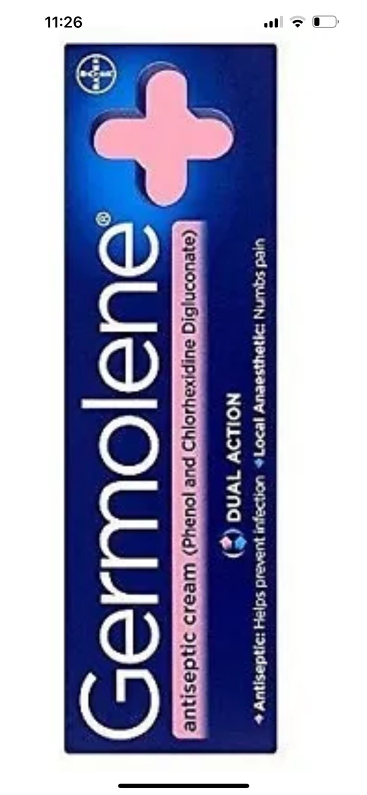 Germolene 30g Antiseptic Dual Action Cream for sale online | eBay