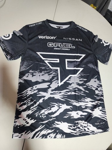 Faze Clan Pro Team Gaming Jersey White Black Tiger Camo | eBay