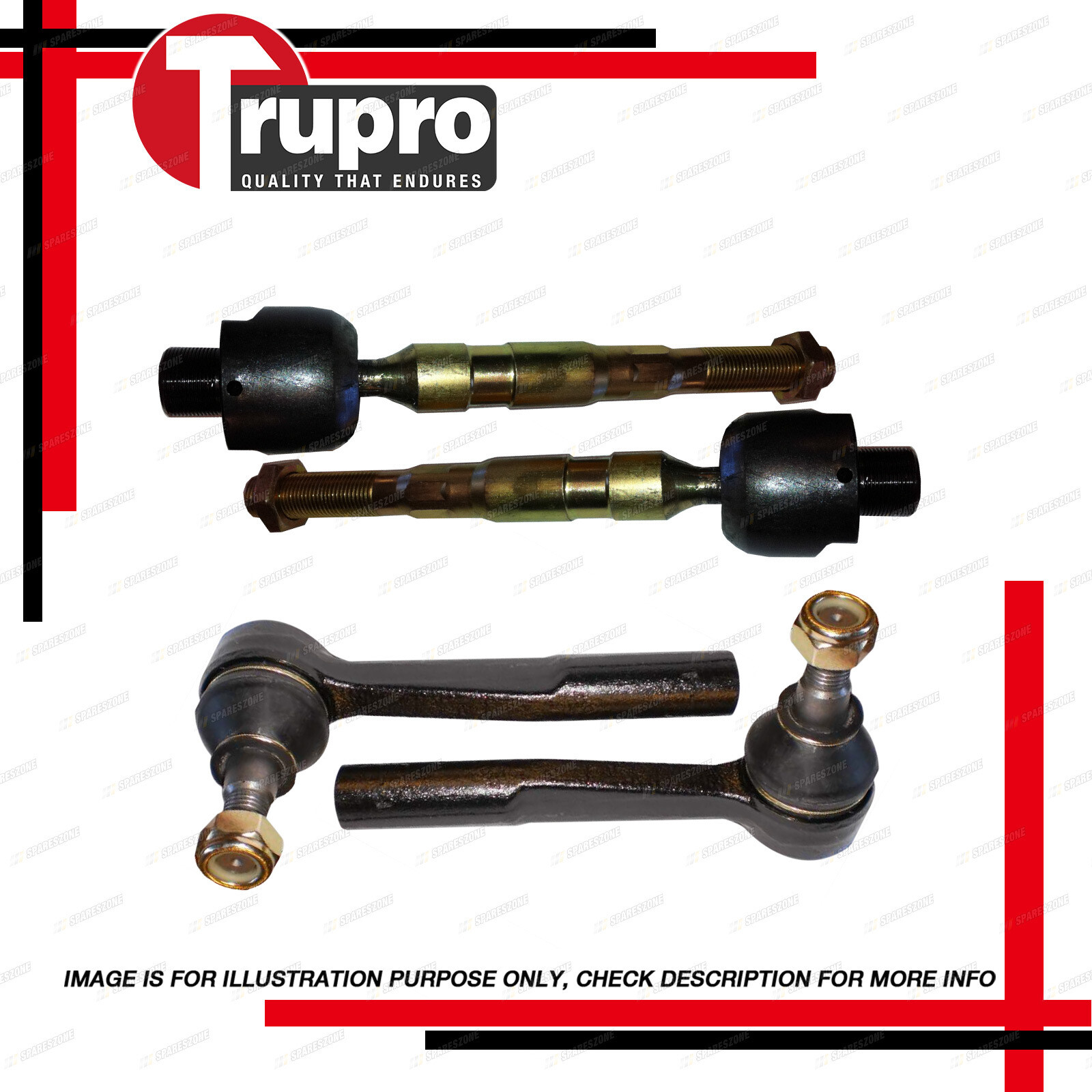 Tie Rod End Rack End for HOLDEN Astra AH 290mm Rack End-ZF with 3mm ...