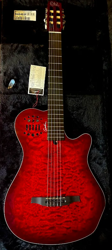 Godin Multiac ACS SA Grand Concert 2019-"RARE Winy Red"-Classical ...