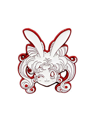 Anime Sailor Moon Usagi Tsukino Head Enamel Pin Metal Badge | eBay