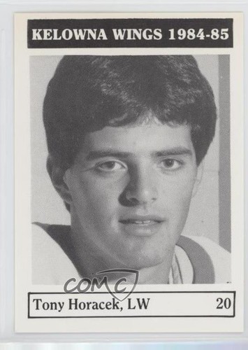 1984-85 Kelowna Wings Junior Hockey Grads Tony Horacek #20 | eBay