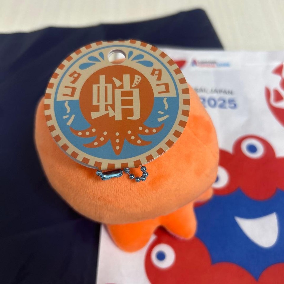 Osaka Expo Octopus Plush Charm Reversible MIB + Bag Collectible | eBay