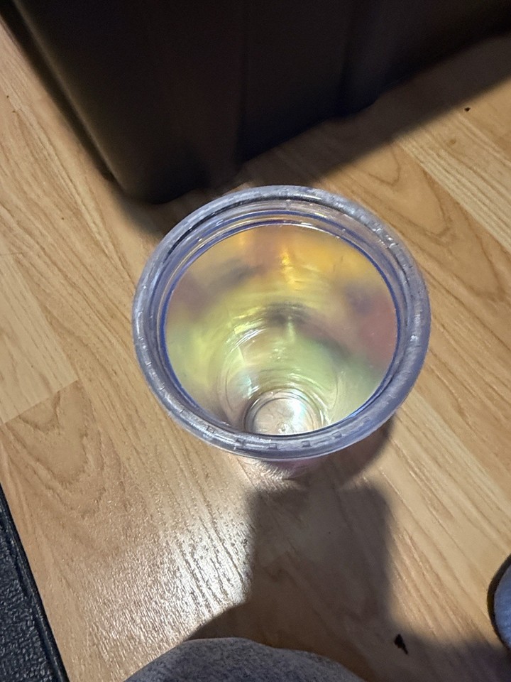 Yellow Floral Tumbler with Straw | eBay