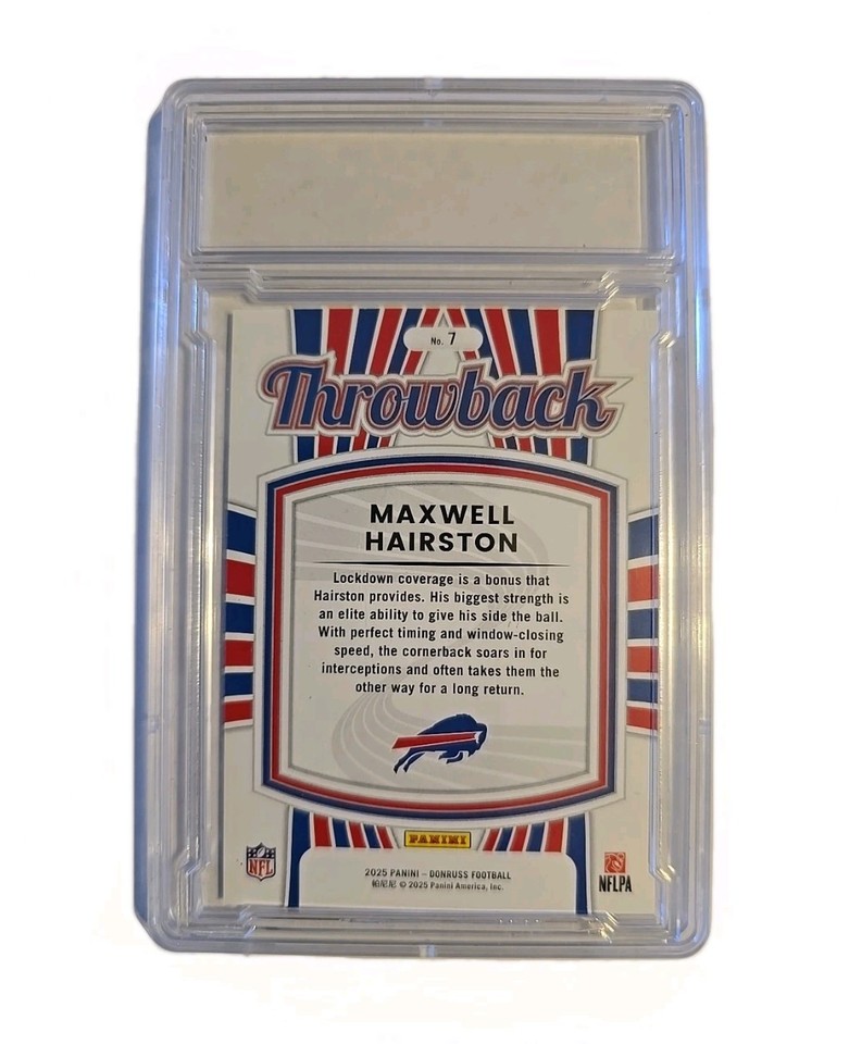 Maxwell Hairston Throwback RC 60of100 #7 RC In Slab Mint-10 | eBay