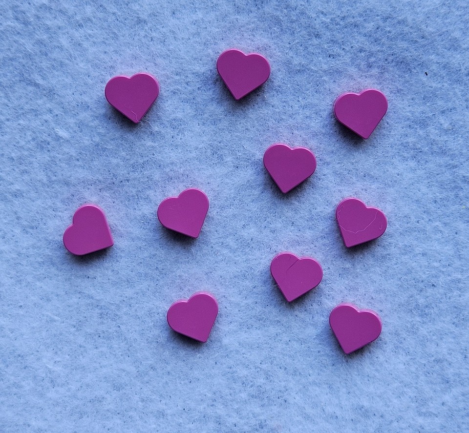 LEGO 2Pcs Coupling Love Keyring, Friendship, Family, Valentines, Mother ...