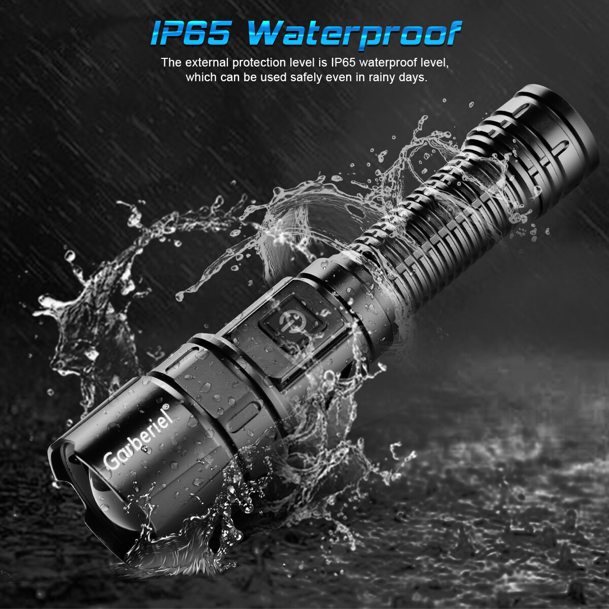 USB Rechargeable Tactical LED Flashlight Gun Weapon Light Picatinny ...