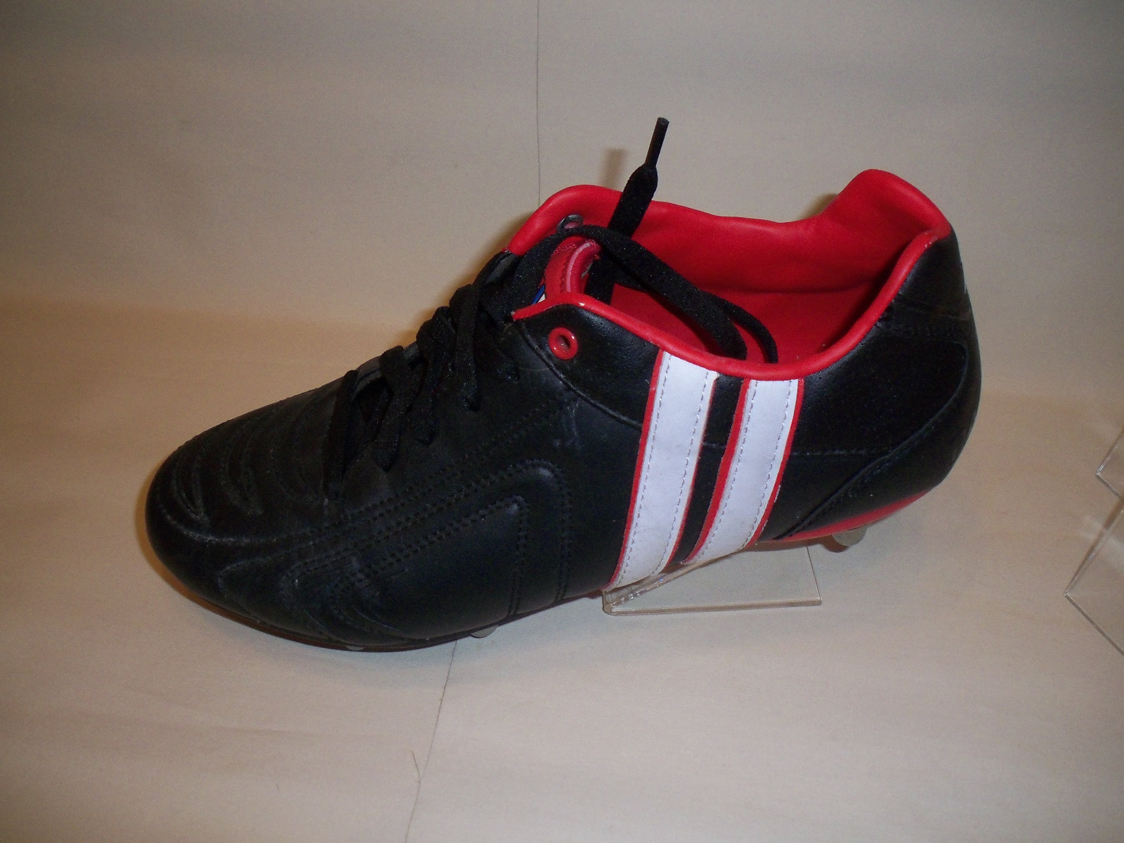 5 pack Shoe Riser Display Football Boot Acrylic Display Stand Signed ...