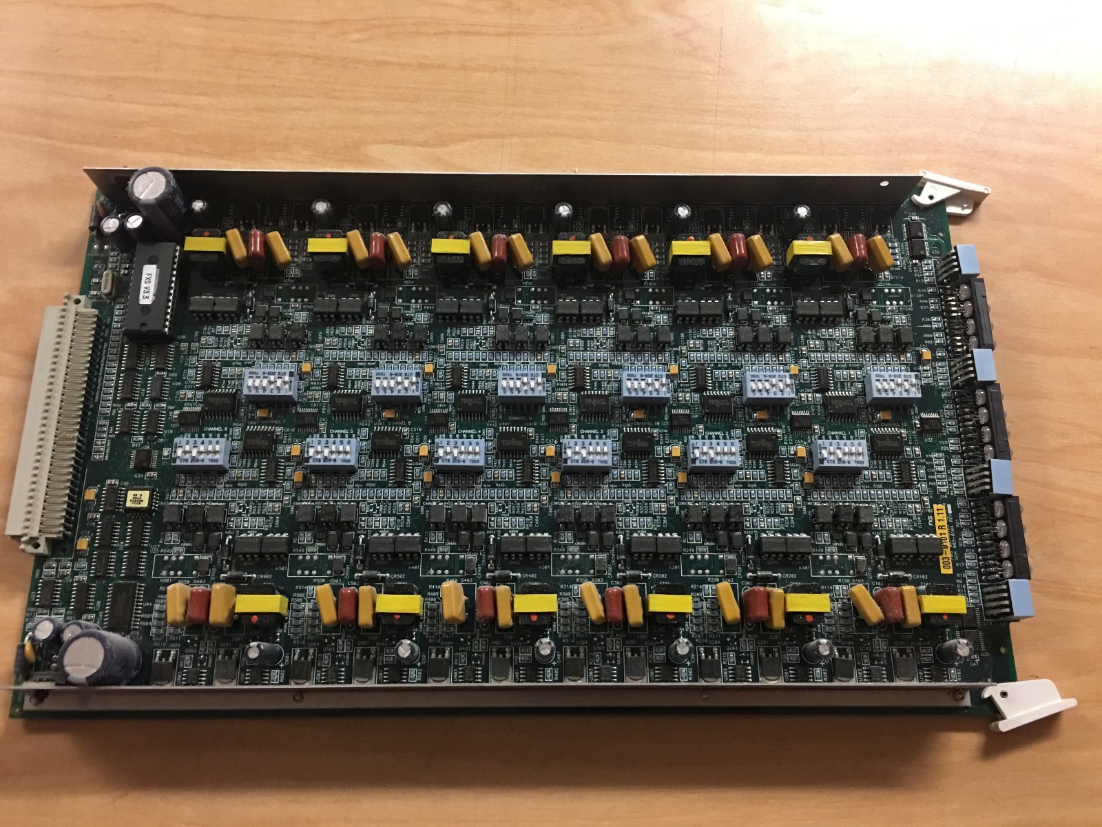 CAC Voice Multiplexer Access Bank 1 T1 C86-0303 Voice Card Board ...