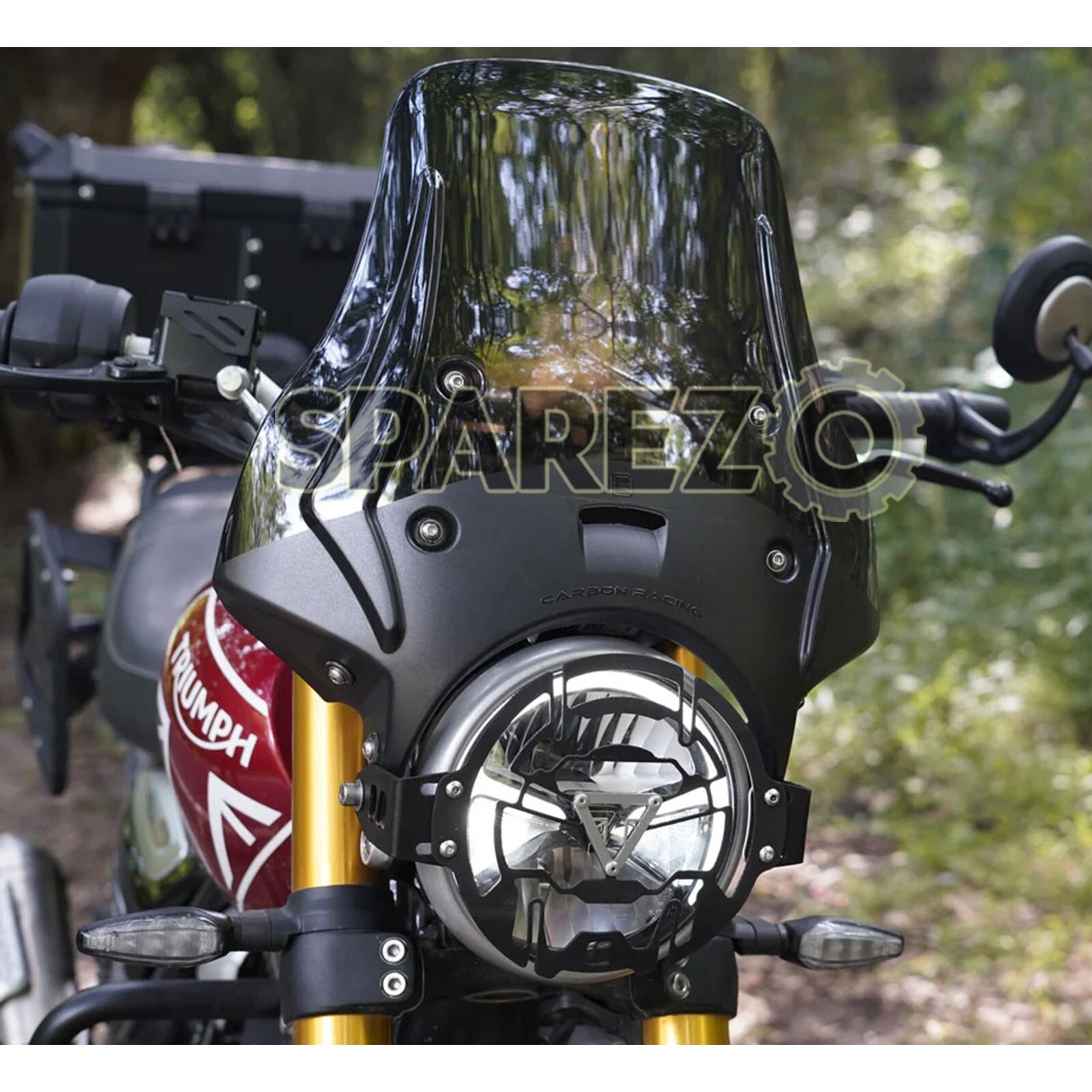 For Triumph Scrambler 400X Wandered Touring Smoked Screen/Windshield ...