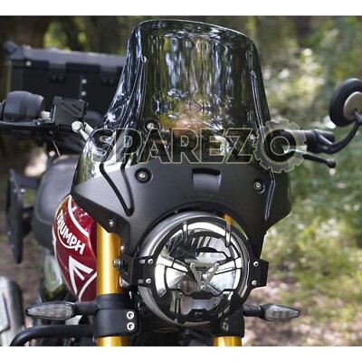 For Triumph Scrambler 400X Wandered Touring Smoked Screen/Windshield ...
