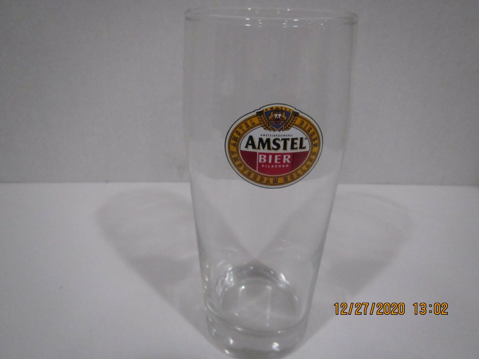 #32 AMSTEL Bier Beer Glass 7" High From Holland (I will be listing up ...