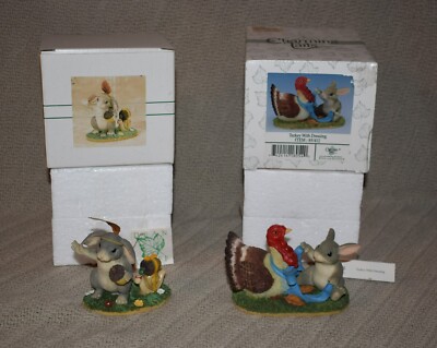 Charming Tails TURKEY WITH DRESSING 85/412 & INDIAN IMPOSTER 87/446 ...