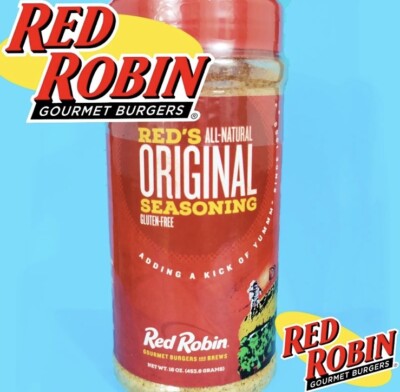 16oz Red Robin Seasoning - LARGE Size - Original - New, Fresh, Factory ...