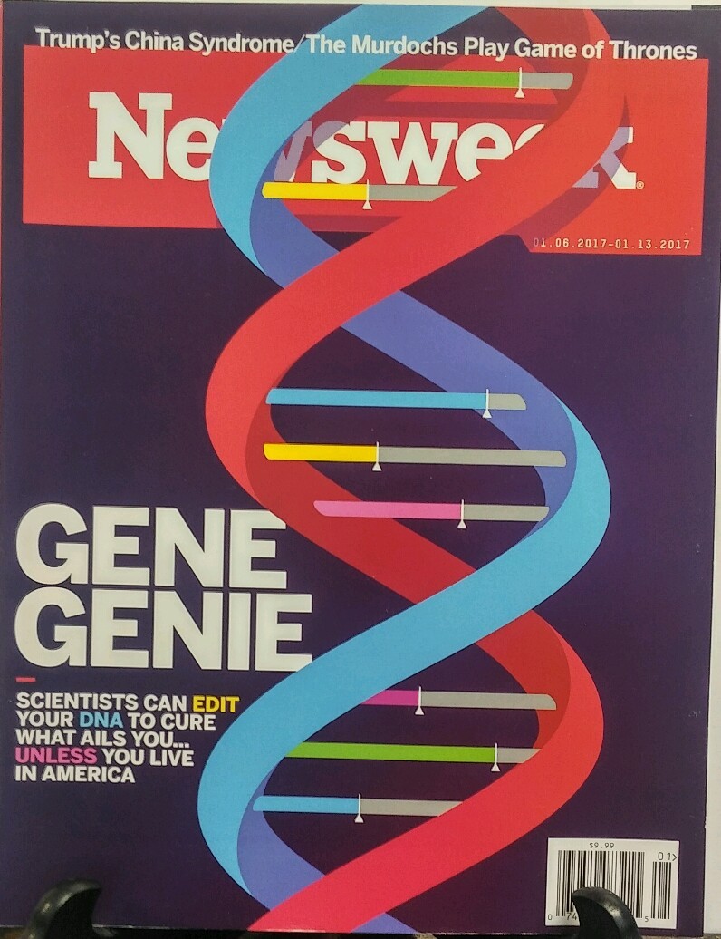 Newsweek Jan 6-13 2017 Gene Genie Scientist Can Edit Your DNA FREE ...