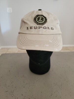 Leupold Scope Cap Mesh Hat Adjustable Tan OEM New/Unused | eBay