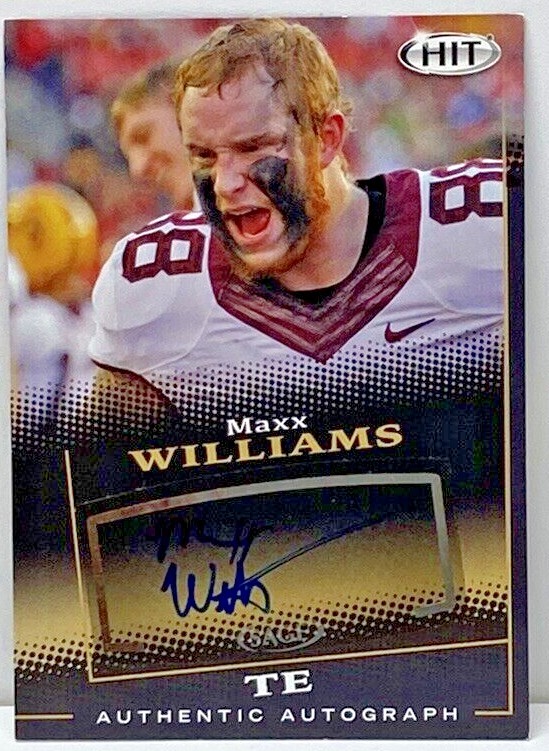 2015 Sage Hit MAXX WILLIAMS Autograph Rookie RC Card #A38 Cardinals | eBay