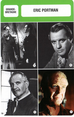 FICHE CINEMA / CARTE / CARD : ERIC PORTMAN (Biographie/Filmographie) | eBay
