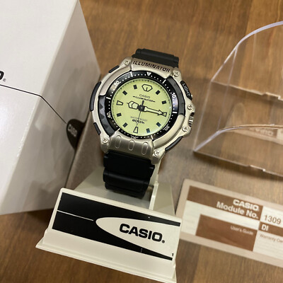 CASIO MD-309-1EV Made in Japan Rare Analog Watch 200M Divers ...