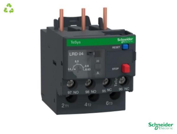 Pack of 6 - SCHNEIDER ELECTRIC - LRD04 - Thermal overload relays - Used ...