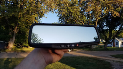 2009 - 2014 GMC Buick Enclave rear view mirror backup camera display ...