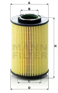 Filtro olio Cartuccia filtro HU 822/5 x MANN-FILTER per KIA HYUNDAI ...