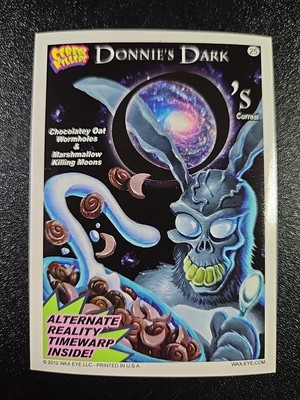 Donnie Darko Jake Gyllenhaal Cereal Killers Card Garbage Pail Kids ...