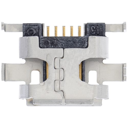 Charging port soldering required - 05 Pin - Micro B - 4 Anchor Points ...