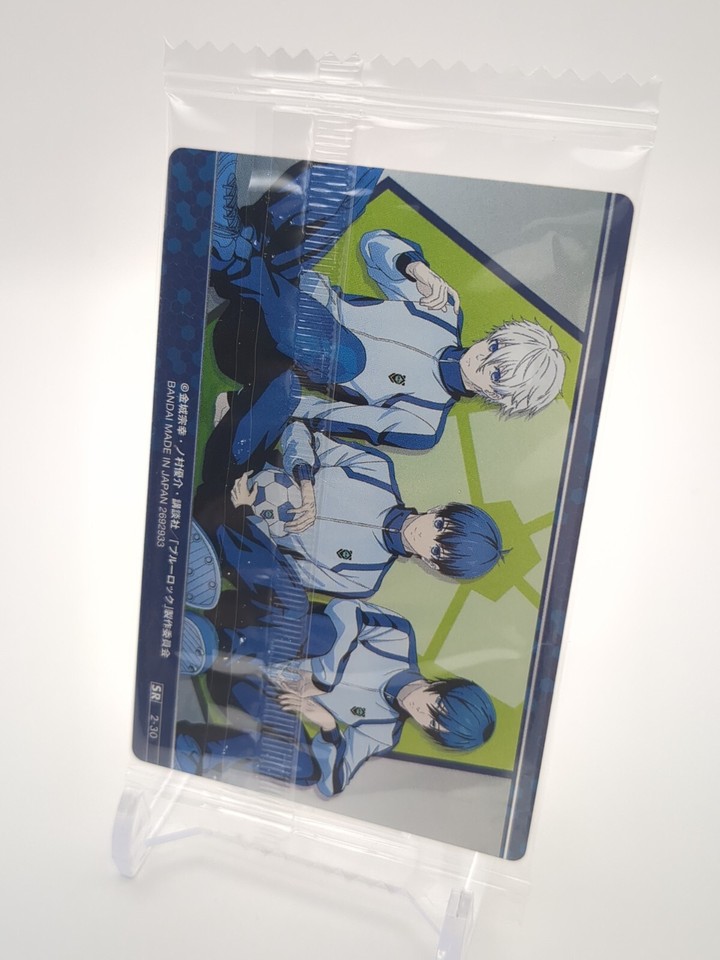 Yoichi Isagi Seishiro Nagi Rin Itoshi SR 2-30 wafer card UnOpen Blue ...